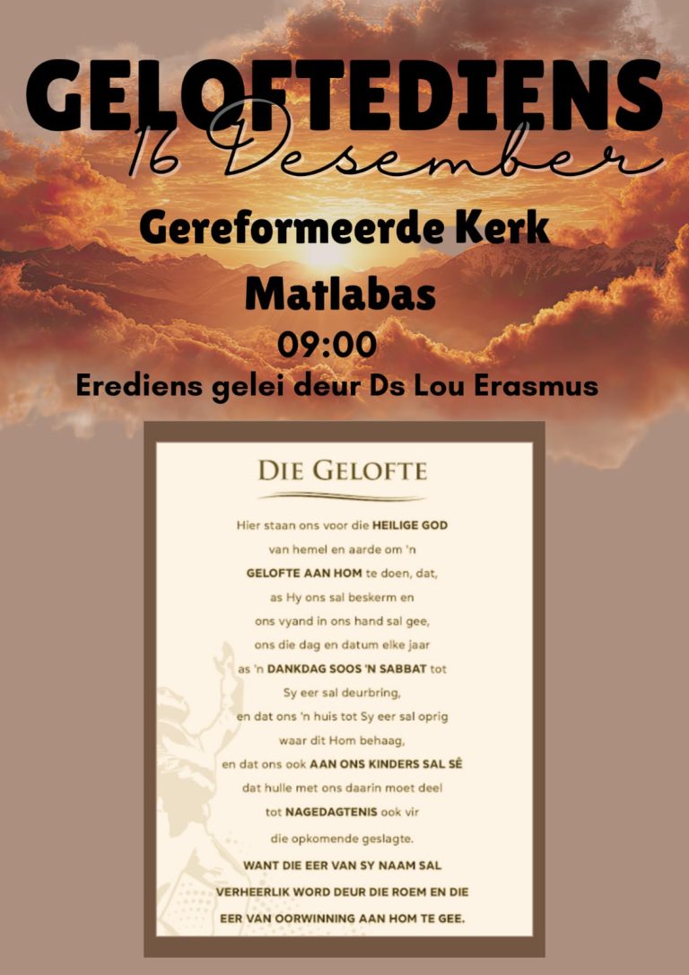 Geloftefees 2025 - Waterberg Online